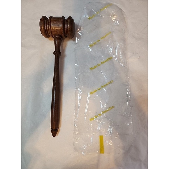 unknown | Office | Vintage Judge Gavel Wooden Auction Club Gavel Inch ...
